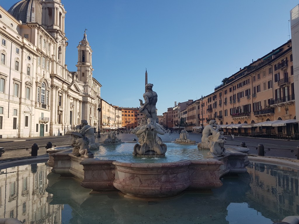 Rome – Centro Historico – Bernini statues and fountains – The Gannet